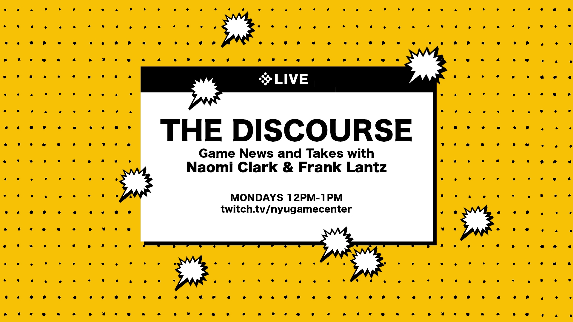 The Discourse with Naomi Clark and Frank Lantz - NYU | Game Center